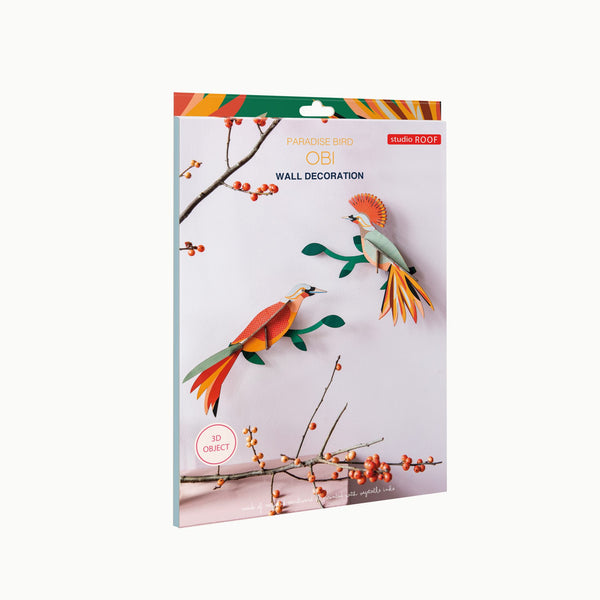 Pair of Obi Birds of Paradise Wall Art – Seed